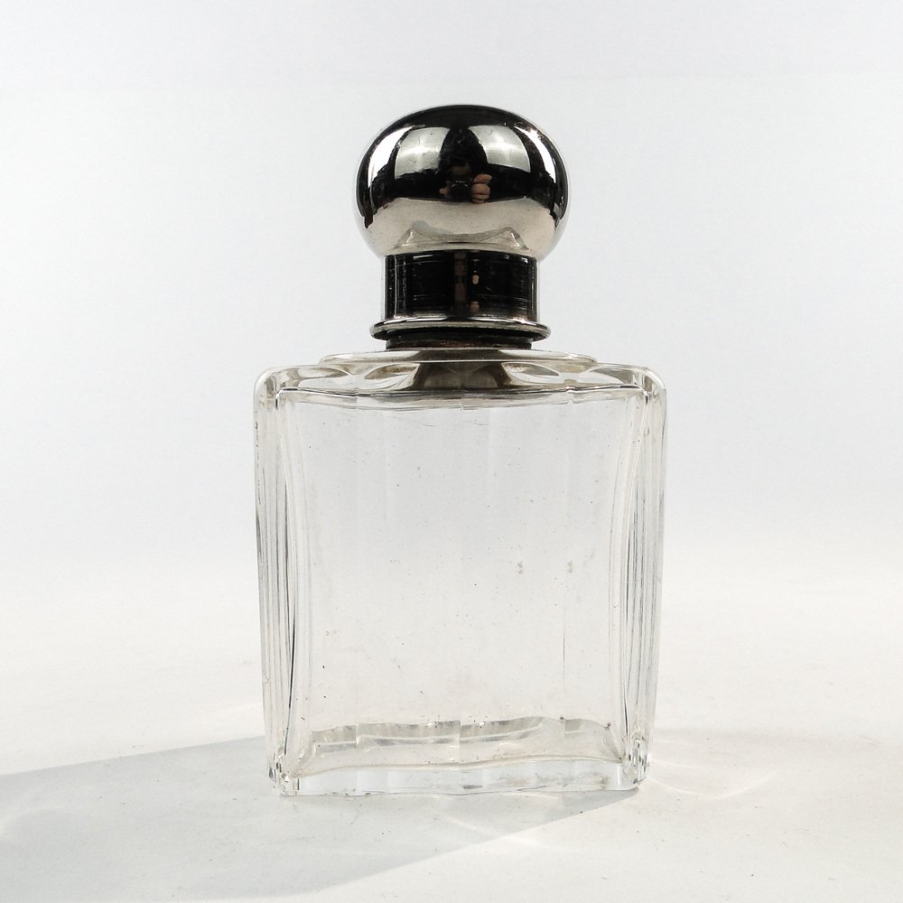 Art Deco Crystal Flask, France, 1930s for sale at Pamono