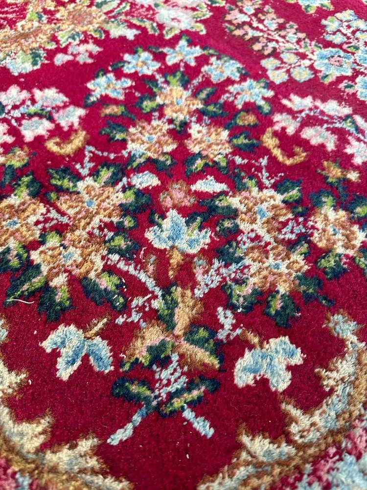 Large Floral Kirman Style Rug, 1930s for sale at Pamono