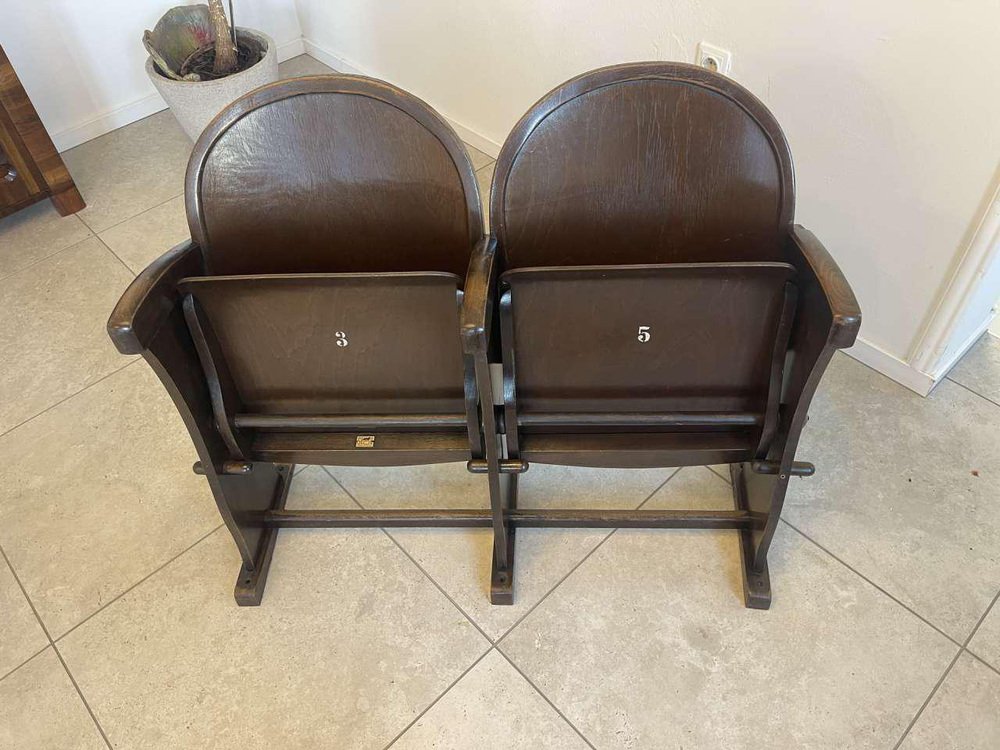 Original 2 Seater Folding Cinema Chair for sale at Pamono