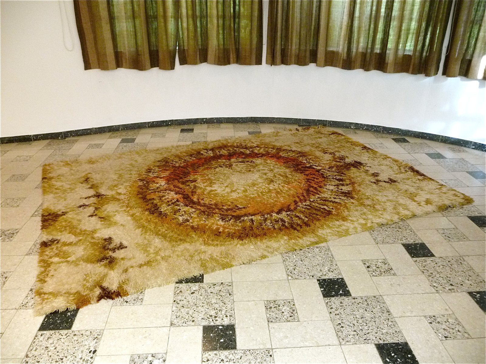 Danish Abstract Modernist OpArt Wool Rug from Ege Rya, 1960s for sale ...