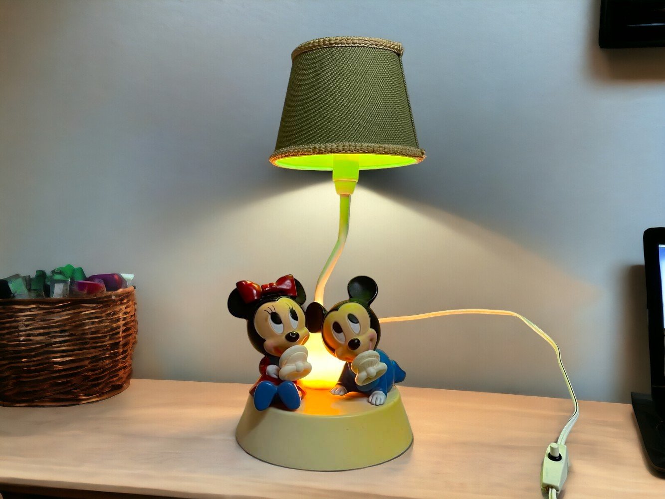 American Mickey Mouse Table Lamp by Walt Disney, 1984 for sale at Pamono