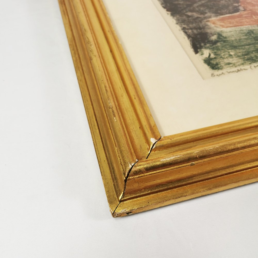 Per Dahl, Composition, 1953, Lithograph, Framed for sale at Pamono