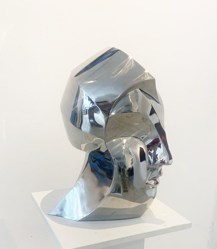 Adam Myjak, A Head, Stainless Steel for sale at Pamono
