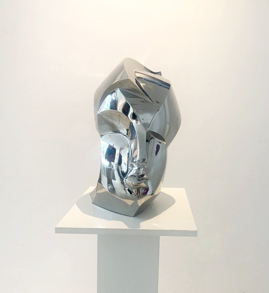 Adam Myjak, A Head, Stainless Steel for sale at Pamono