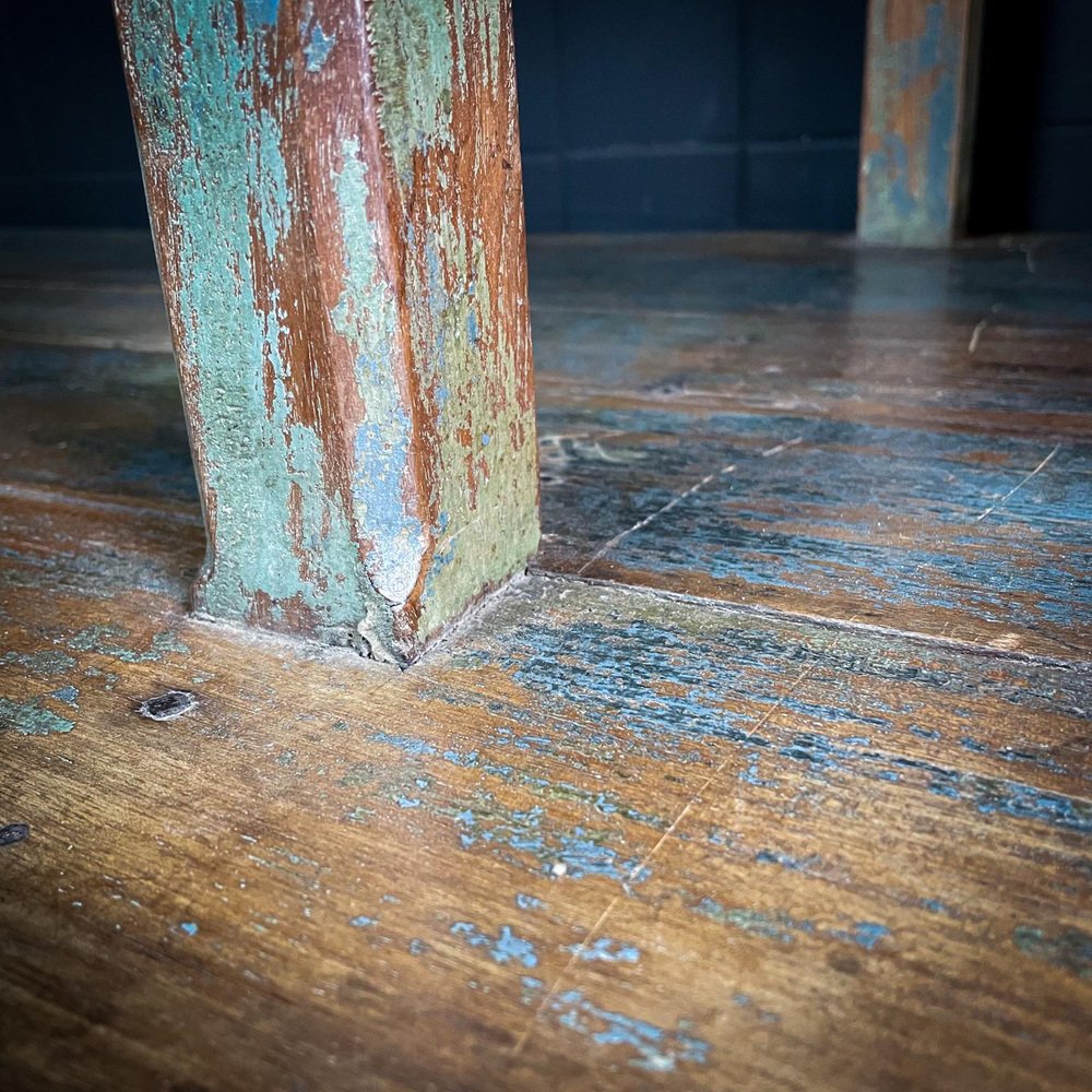 Large Rural Wooden Shelf Cabinet for sale at Pamono