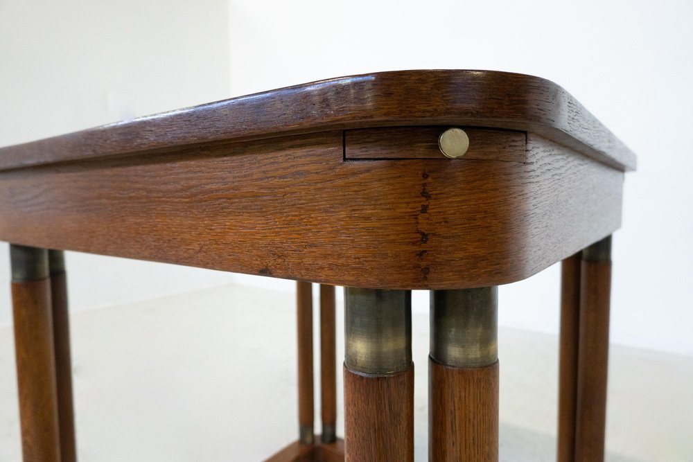 Oak Game Table, 1920s for sale at Pamono