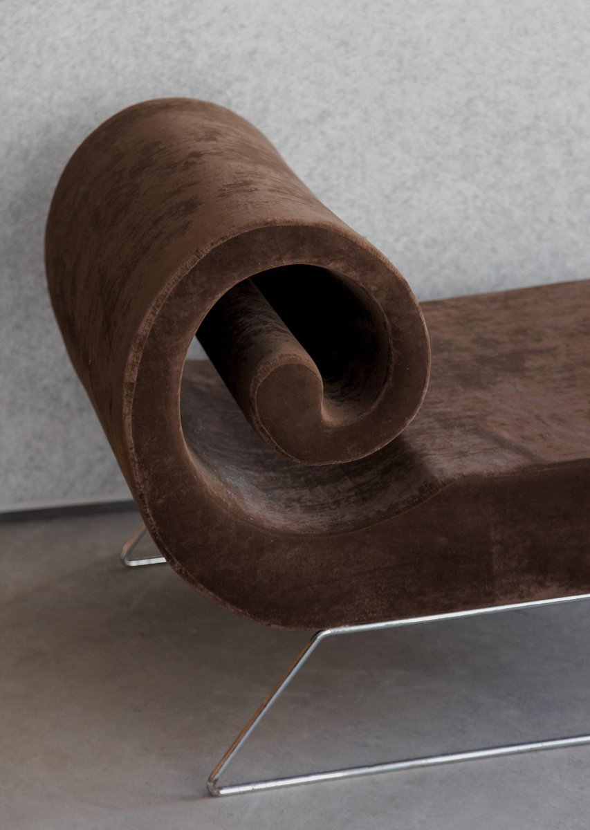 Vintage Snail Chair in Steel for sale at Pamono