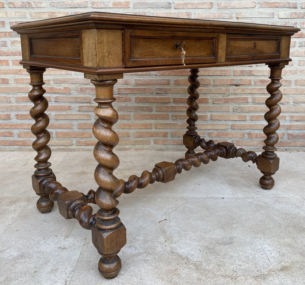 Early 19th Century French Walnut Worktable for sale at Pamono