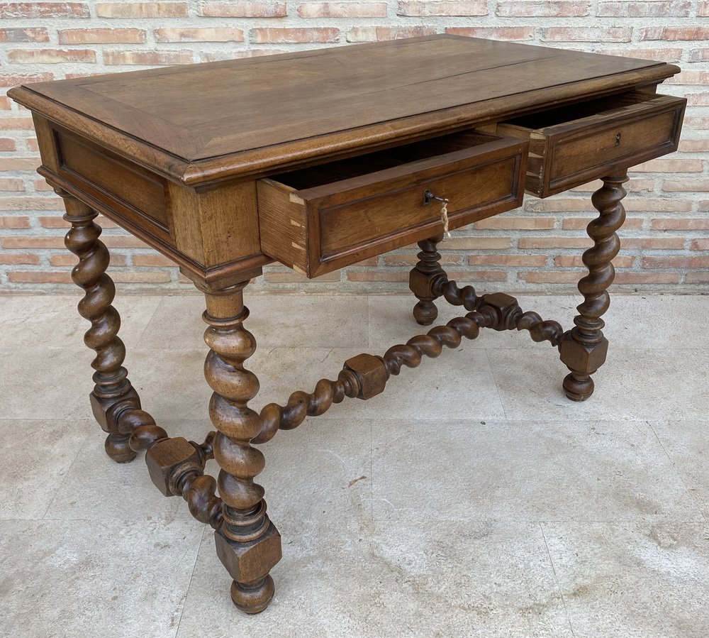 Early 19th Century French Walnut Worktable for sale at Pamono