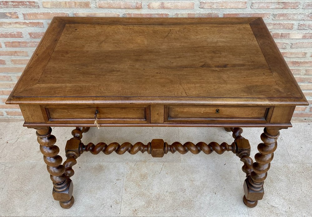 Early 19th Century French Walnut Worktable for sale at Pamono