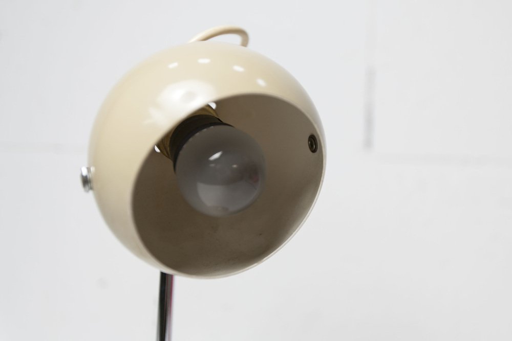 Lampe Vintage Eyeball in Beige, 1970s for sale at Pamono