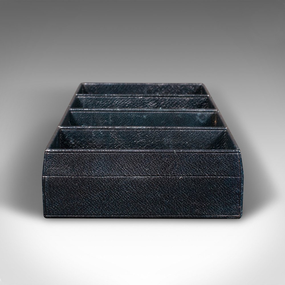 Small Scottish Executive Desk Tray in Leather from WJ Milne, 1890s for ...