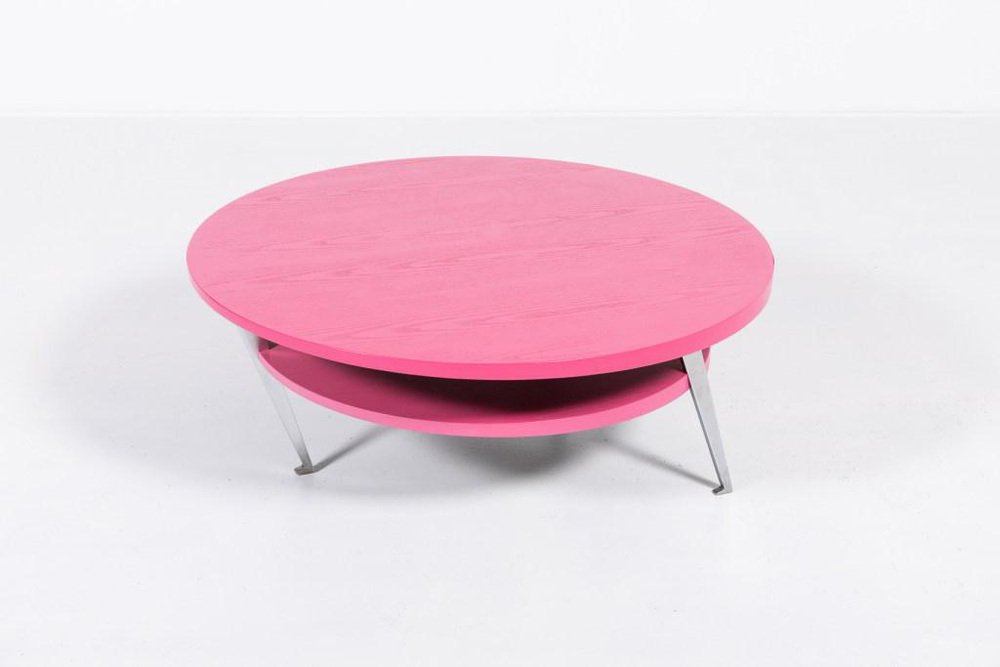 Sculptural Ballet Benches and Coffee Table by Marco Evaristti, Set of 2 ...