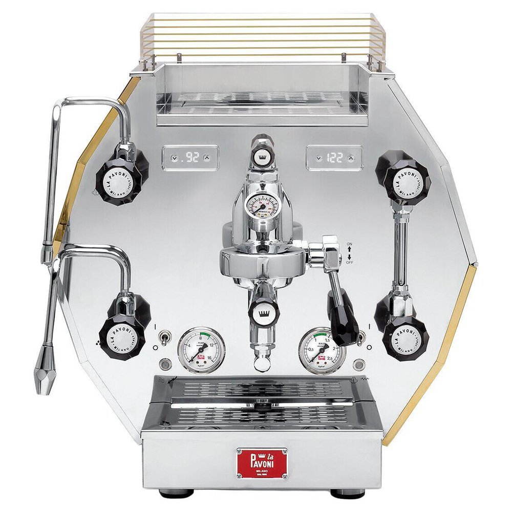 The Diamantine Espresso Coffee Machine in Stainless Steel by Enzo Mari ...