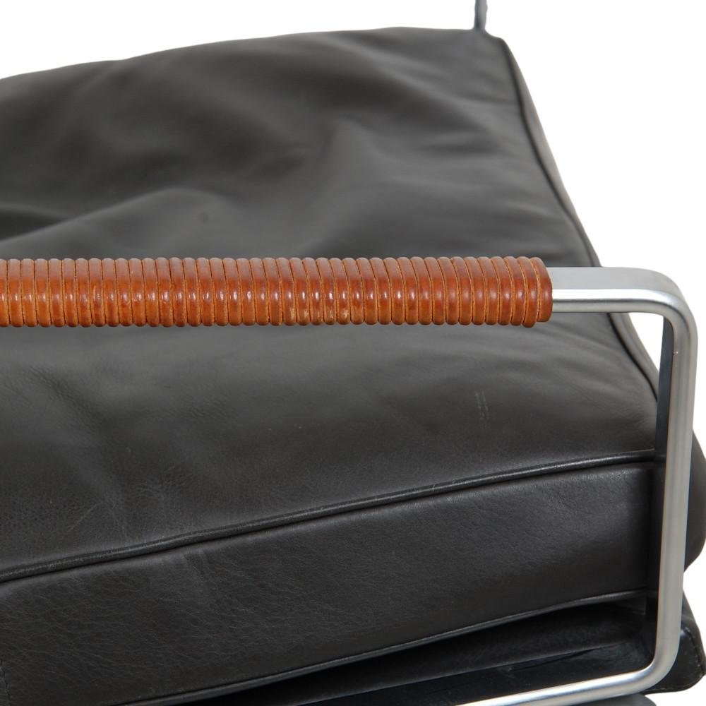 Fk-6720 Lounge Chair in Black Leather by Fabricius and Kastholm for ...