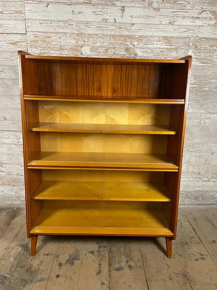 Vintage Brown Bookcase, 1960s for sale at Pamono