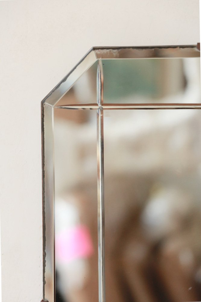 Rectangular Beveled Mirror, 1960s for sale at Pamono