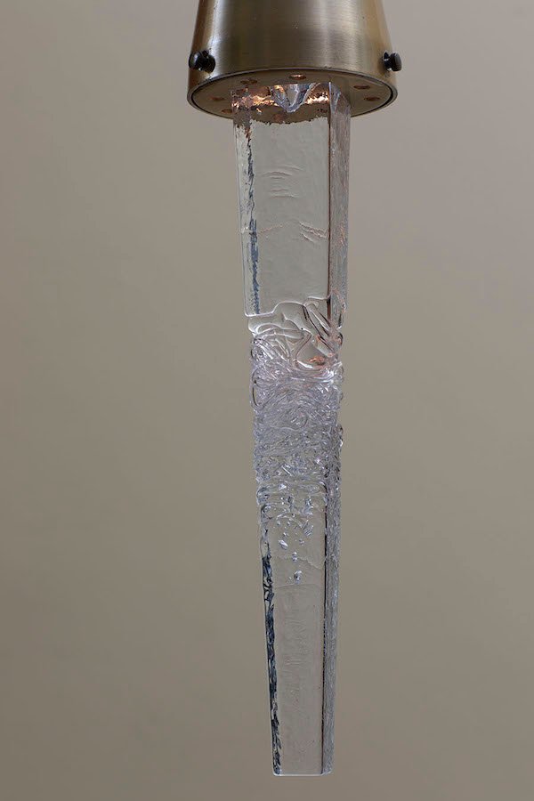 Vintage Swedish Icicle Lamp attributed to Atelje Engberg, 1960s, Set of ...