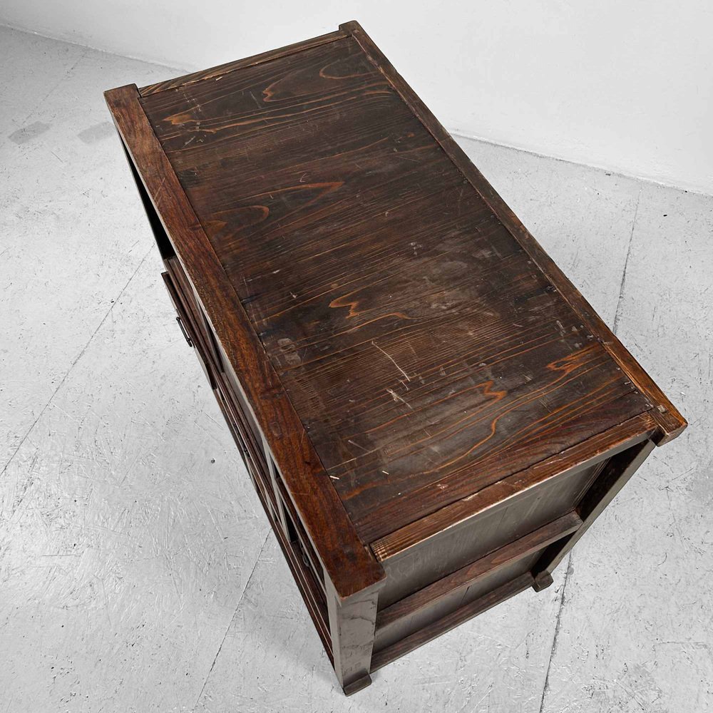 Traditional Taishhō Japanese Storage Cabinet, 1920s for sale at Pamono