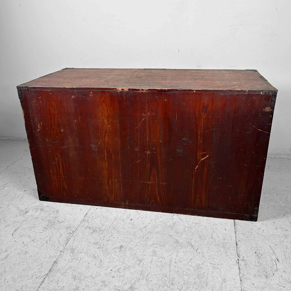 Traditional Japanese Tansu Meiji Cabinet, 1890s for sale at Pamono