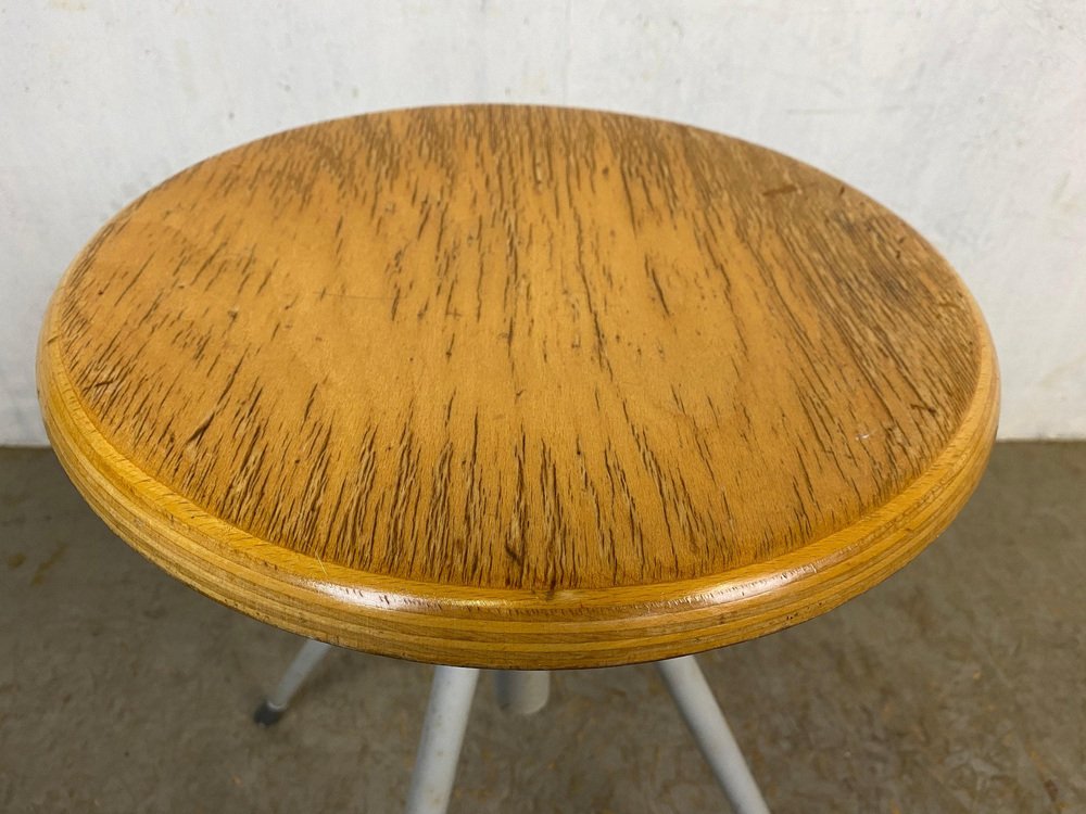 Vintage Industrial Workshop Stool for sale at Pamono