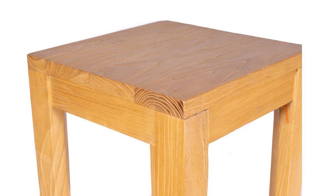 Square High Wooden Coffee Table for sale at Pamono