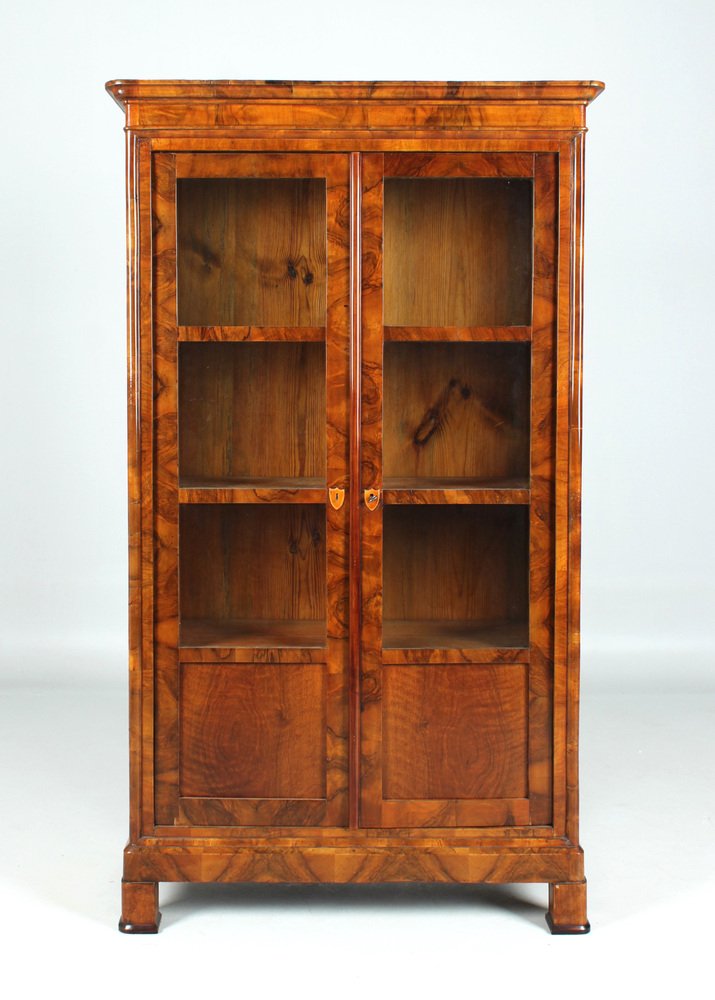 Antique Biedermeier Bookcase, 1830s for sale at Pamono