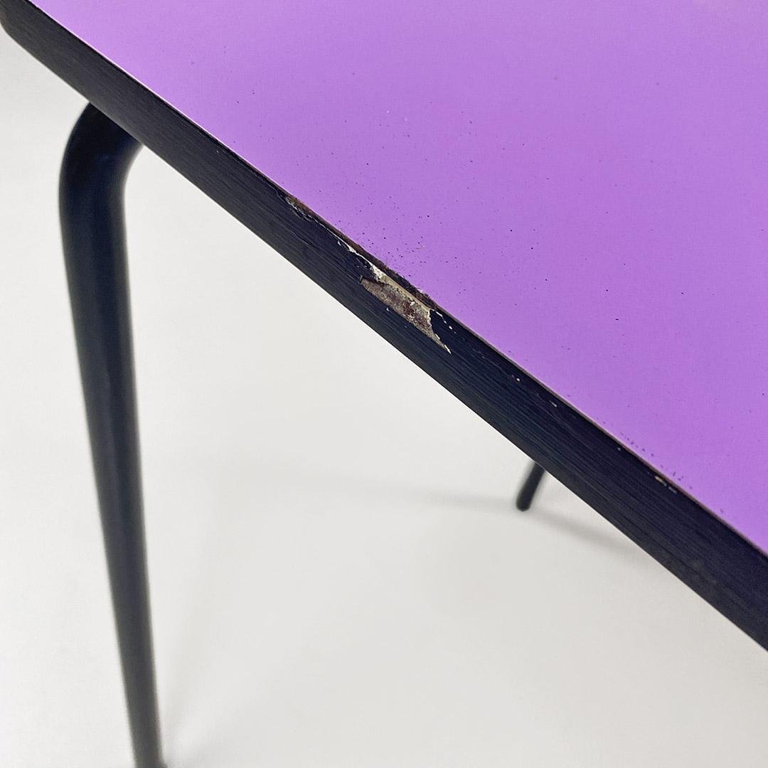 Modern Italian Bar Tables with Hexagonal Plan in Formica Lilla, 1960s ...