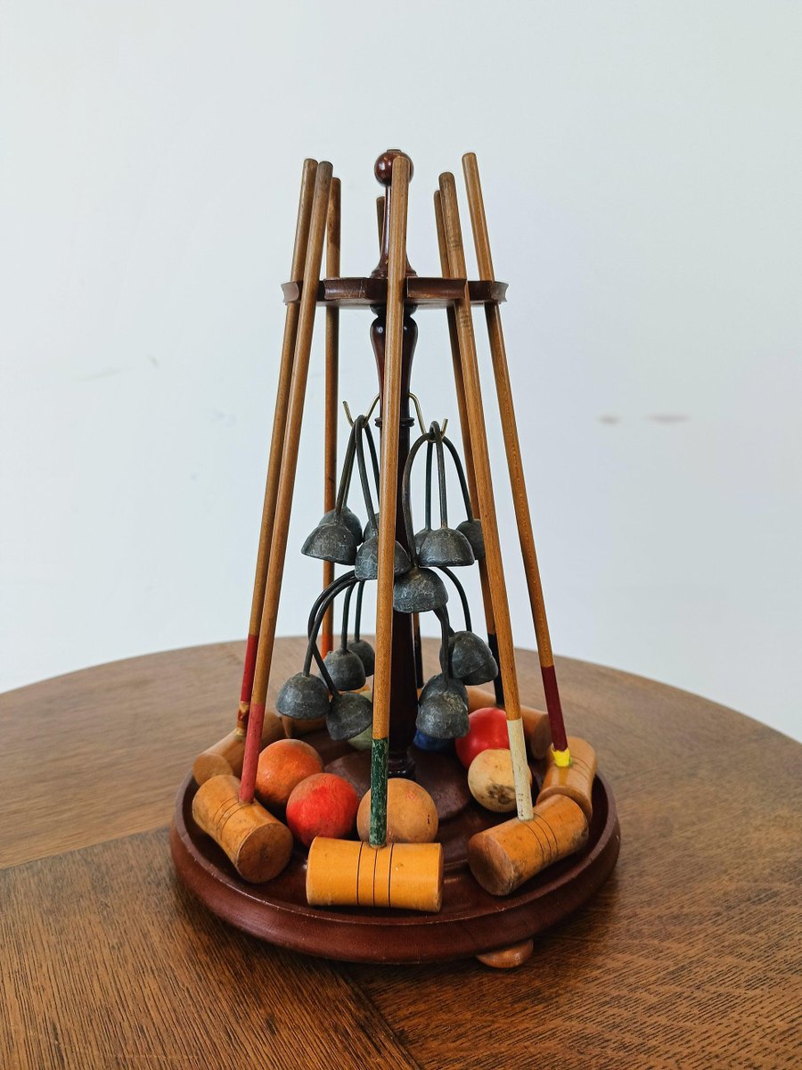 Miniature Table Croquet Set, Set of 17 for sale at Pamono