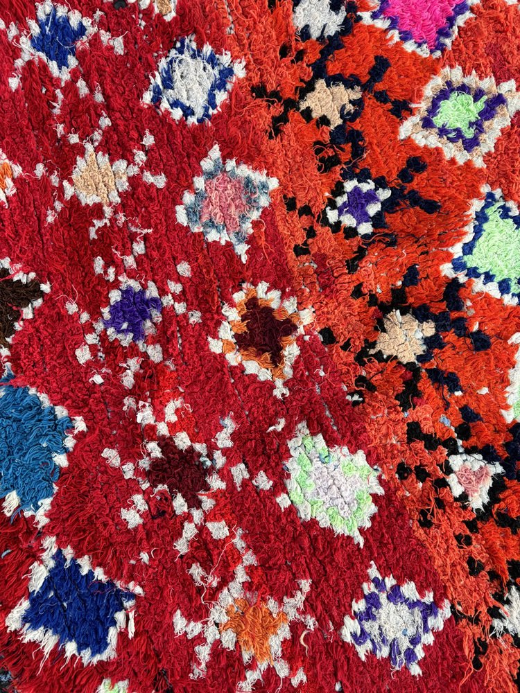 Moroccan Red Berber Rug, 1980s for sale at Pamono