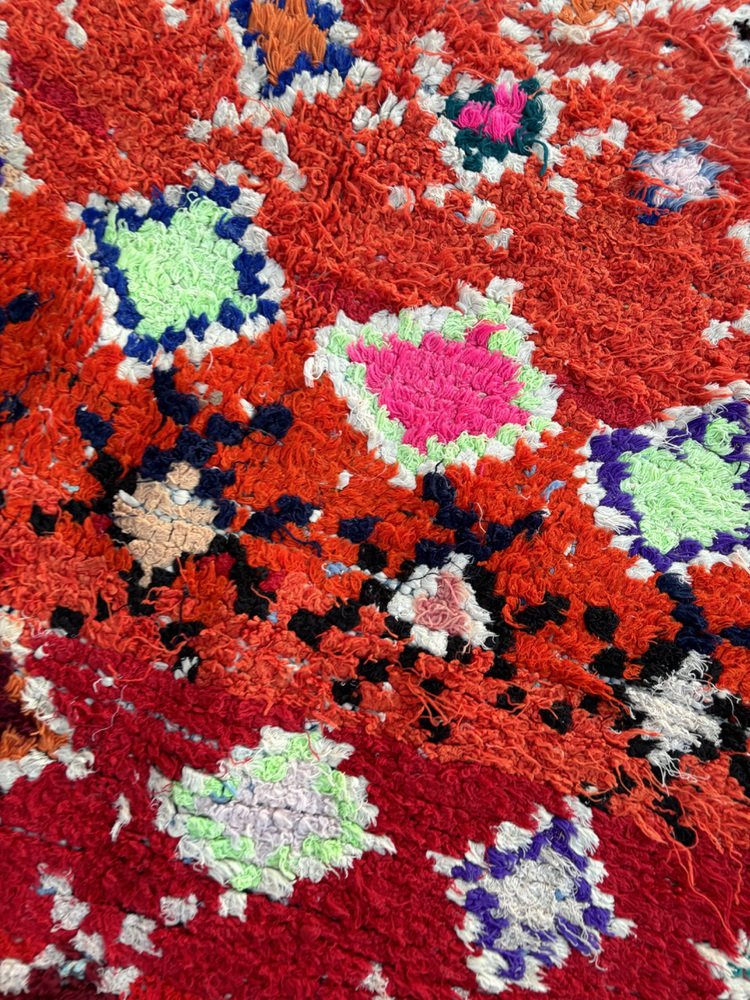 Moroccan Red Berber Rug, 1980s for sale at Pamono