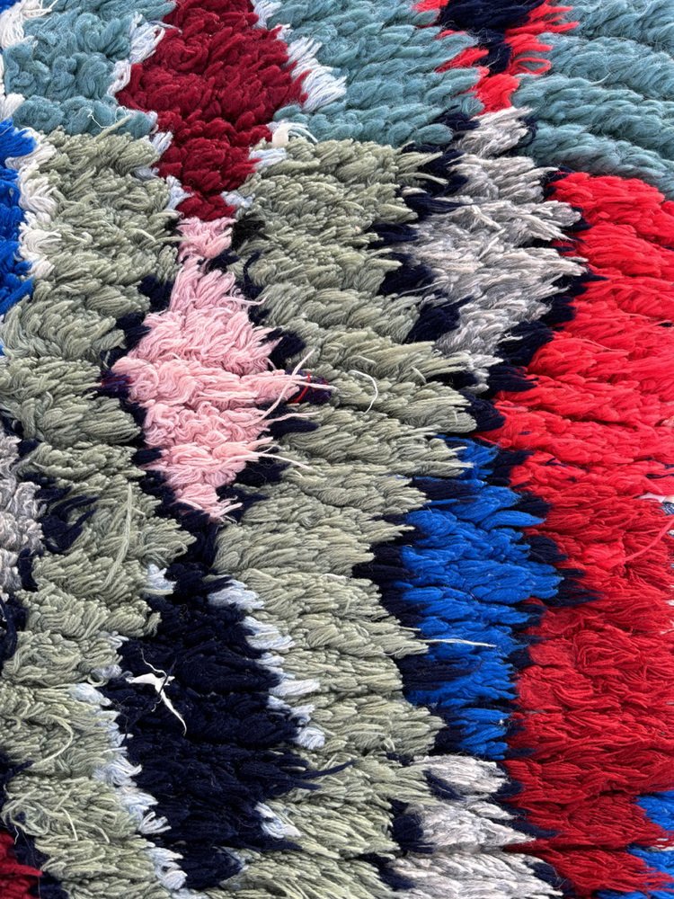 Moroccan Blue Berber Rug, 1980s for sale at Pamono