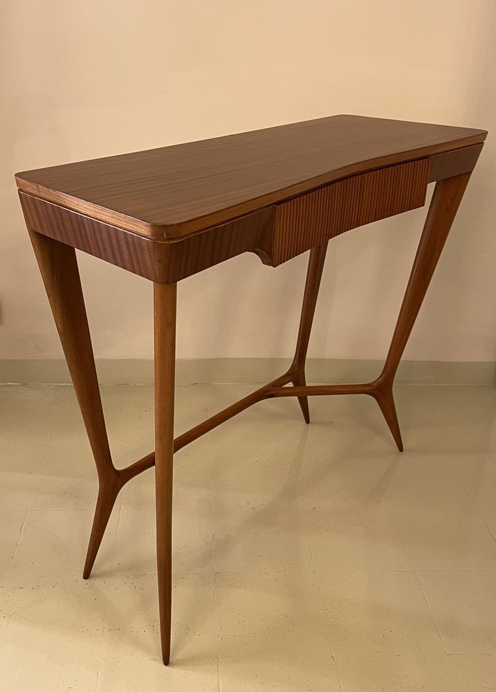 Italian Walnut Console in the style of Ico & Luisa Parisi, 1950s for ...