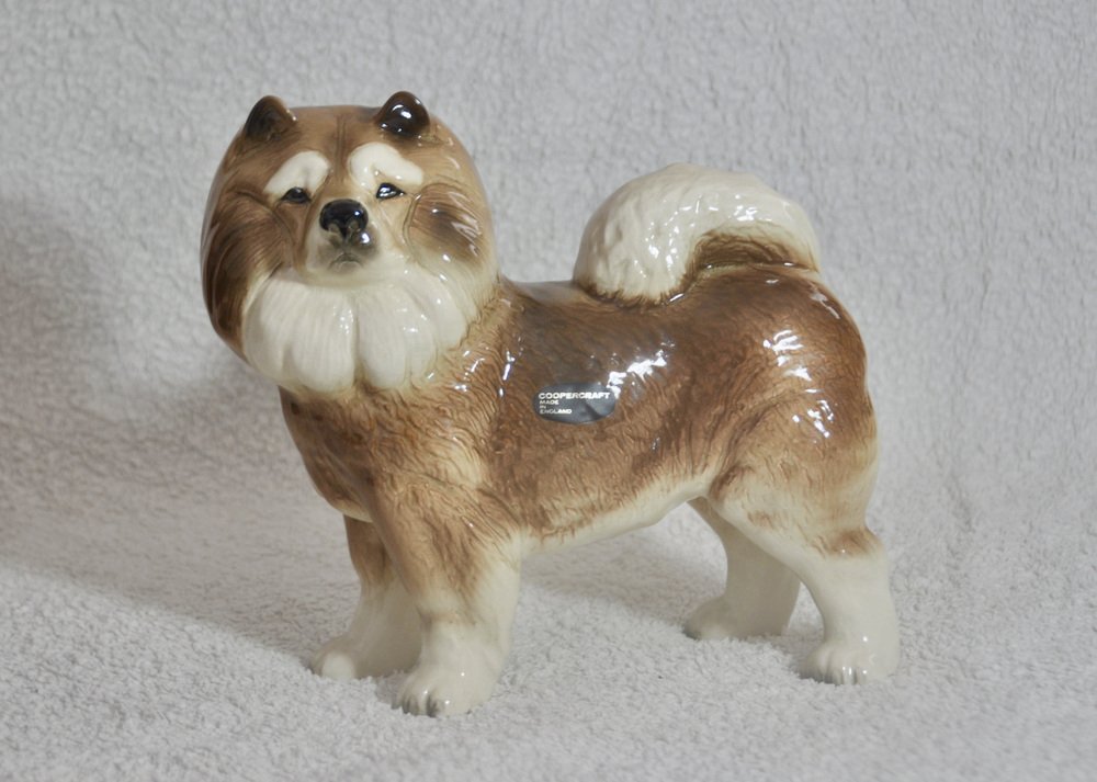 Vintage England Coopercraft Chow Chow Dog Figurine for sale at Pamono