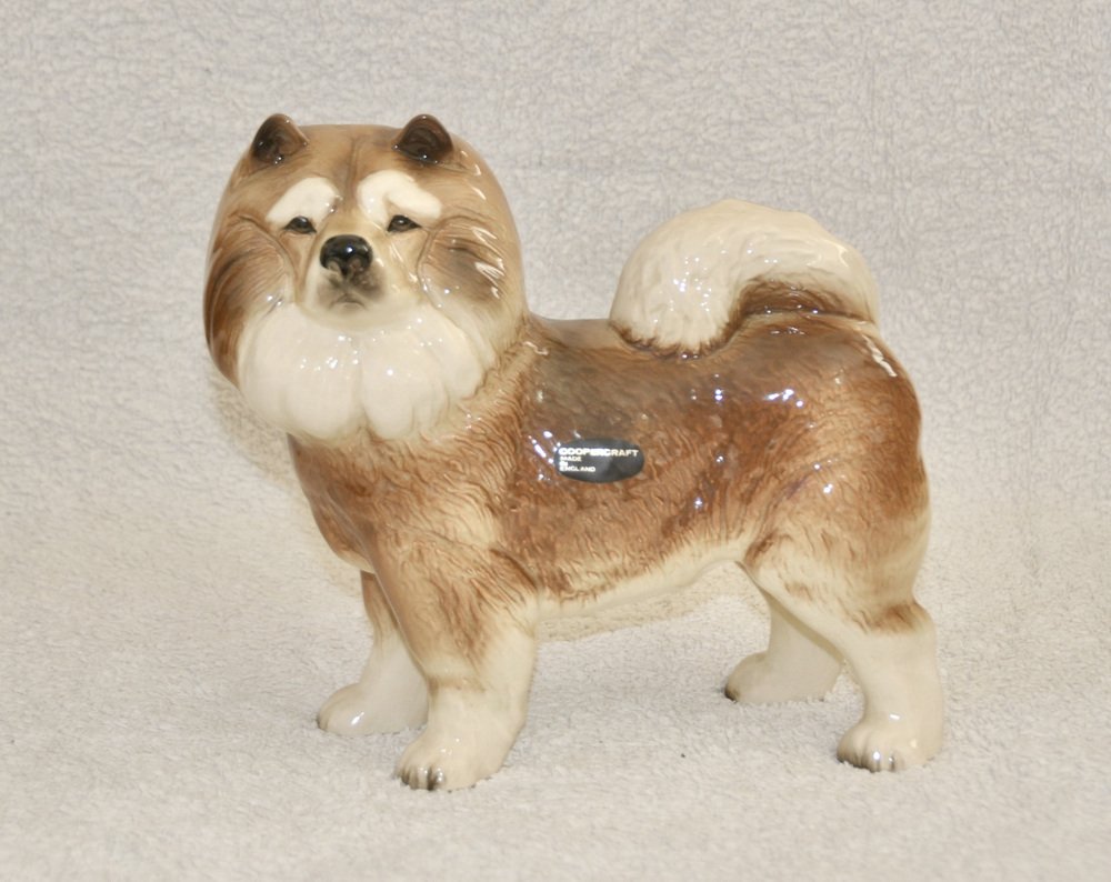 Vintage England Coopercraft Chow Chow Dog Figurine for sale at Pamono