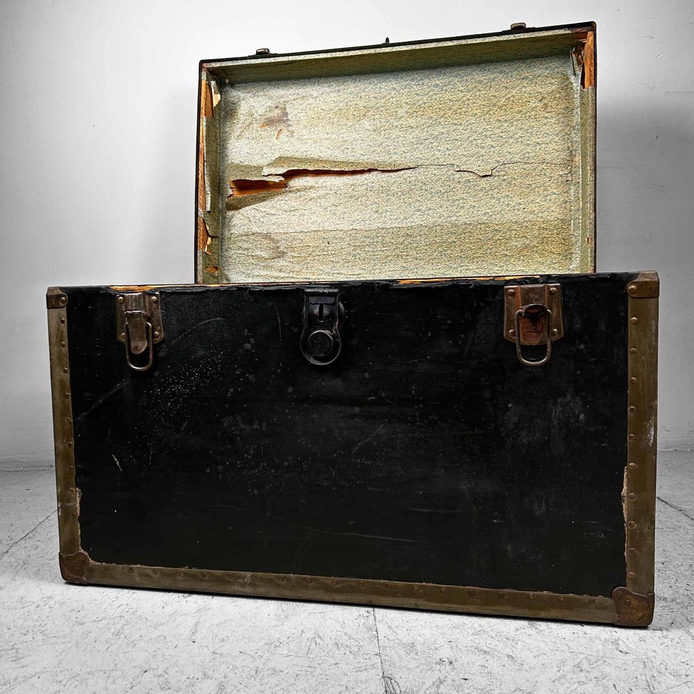 Antique Japanese Travel Chest, 1930s for sale at Pamono