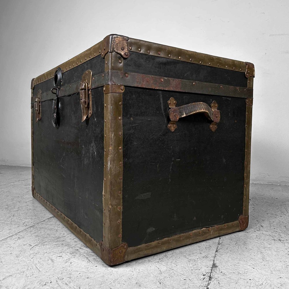 Antique Japanese Travel Chest, 1930s for sale at Pamono