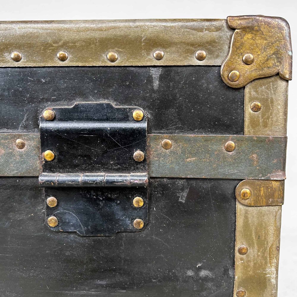 Antique Japanese Travel Chest, 1930s for sale at Pamono