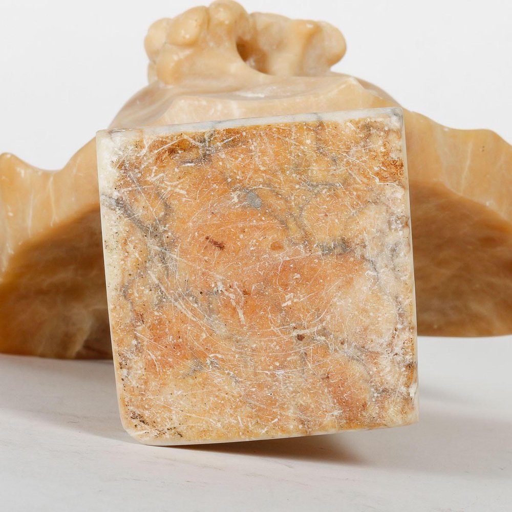 Napoleon III Alabaster Sculpture of an Lady, 1800s for sale at Pamono