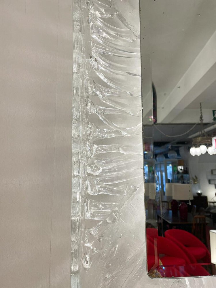 Mid-Century Modern Lightning Glass Mirror from Mazzega, 1960s for sale ...