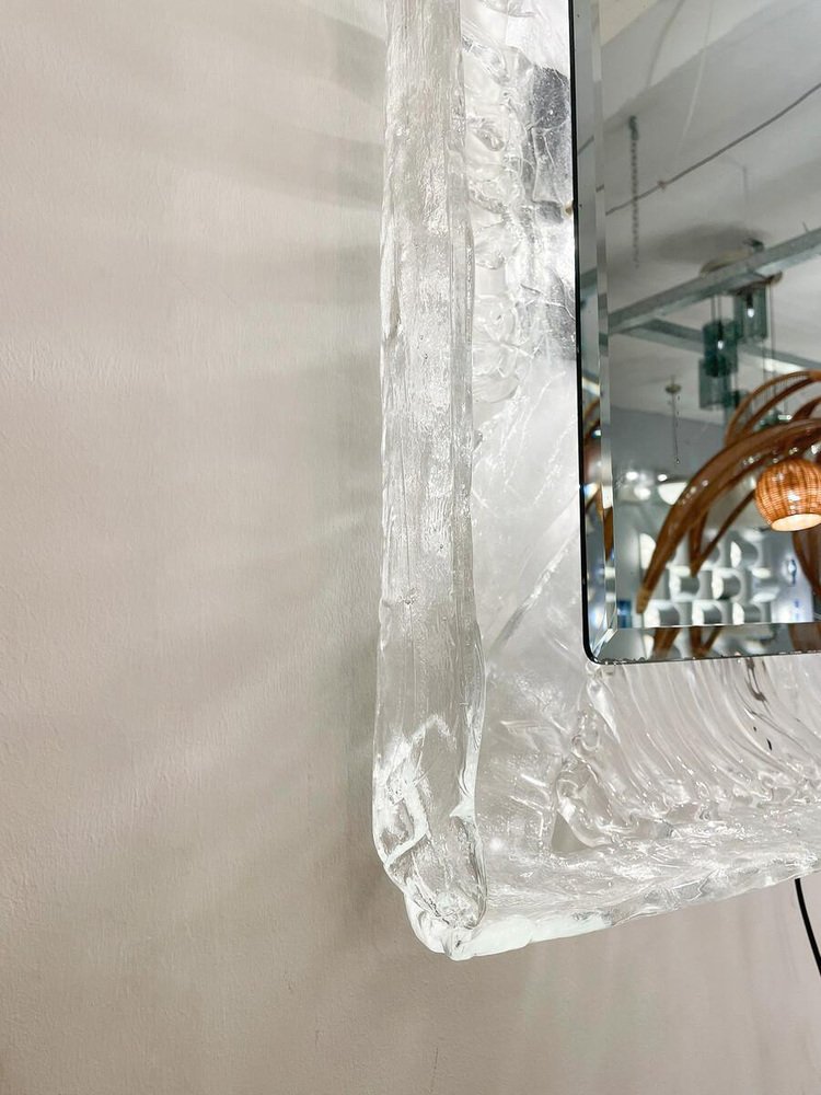 Mid-Century Modern Lightning Glass Mirror from Mazzega, 1960s for sale ...