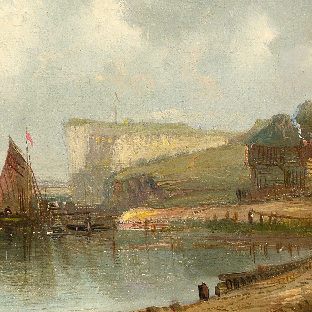 Alfred H Vickers, White Horse Bay, 1890s, Oil Painting for sale at Pamono