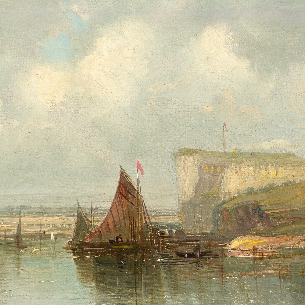 Alfred H Vickers, White Horse Bay, 1890s, Oil Painting for sale at Pamono