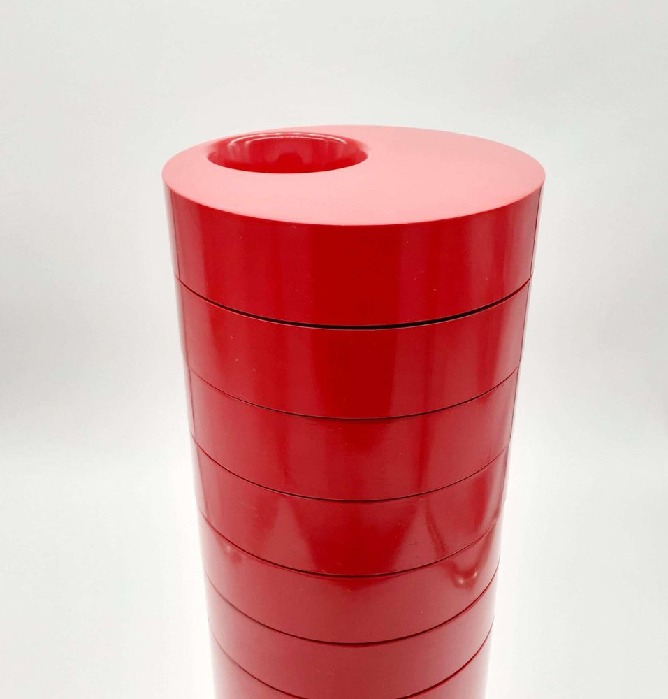 Red Pluvium Umbrella Stand by Giancarlo Piretti for Anonima Castelli ...