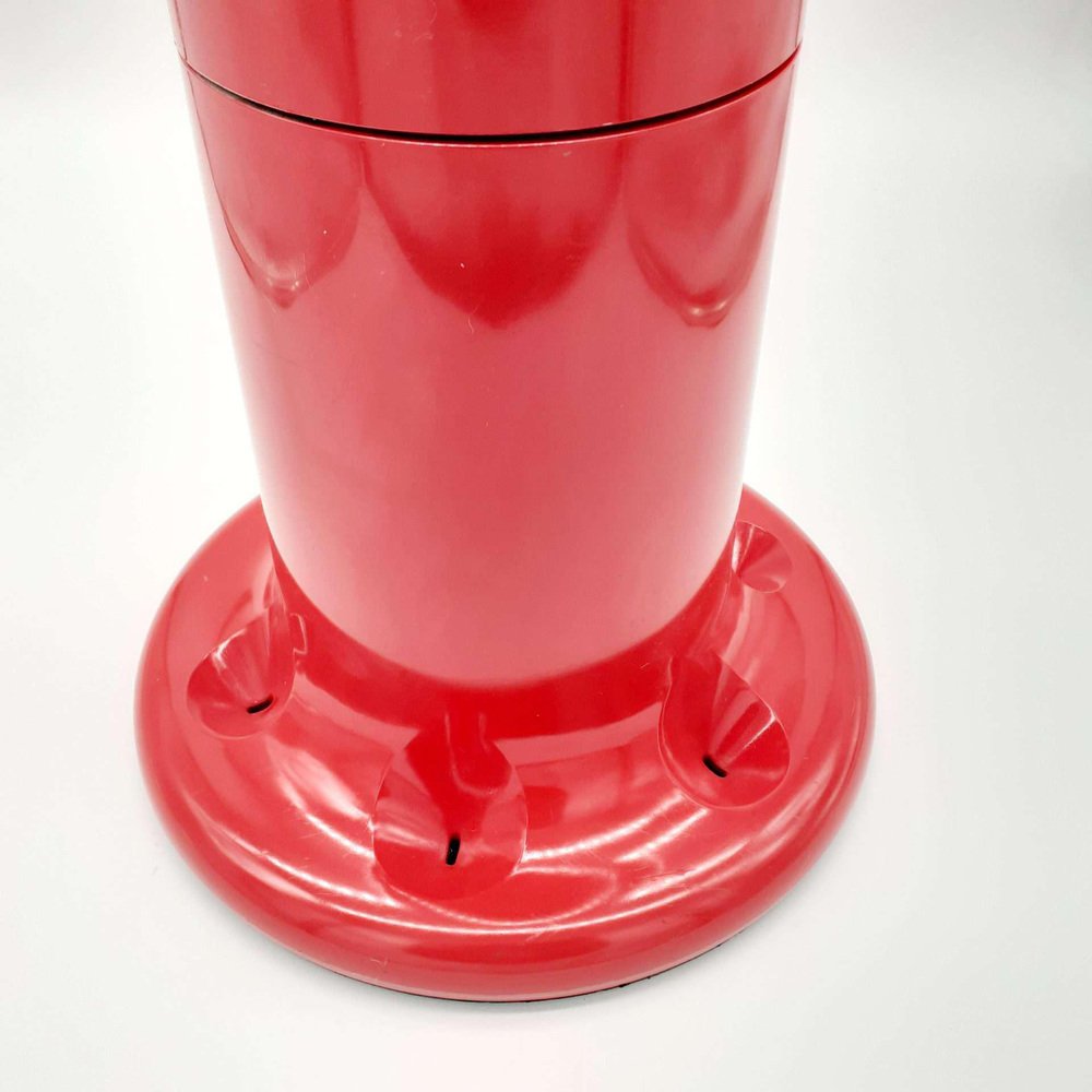 Red Pluvium Umbrella Stand by Giancarlo Piretti for Anonima Castelli ...
