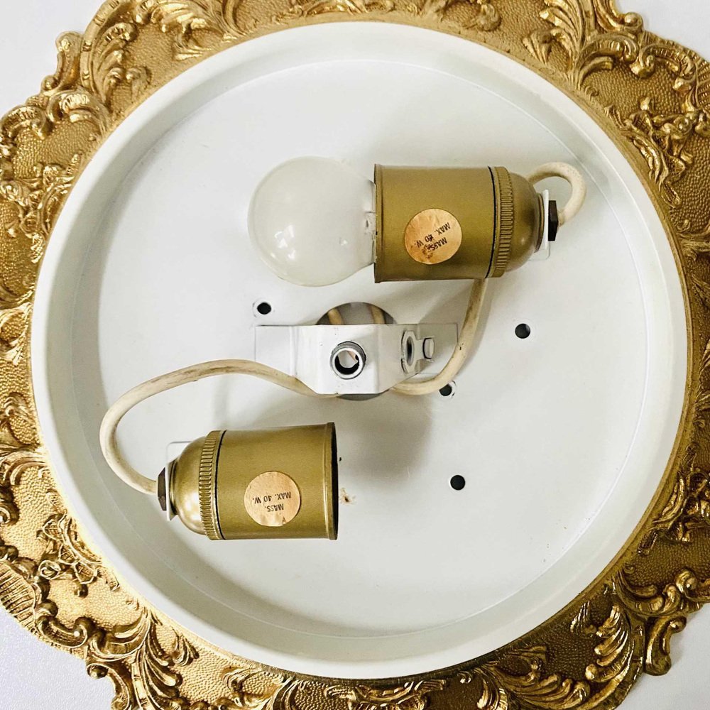 Baroque Ceiling Lamp Messing Facet Cut Glass Ceiling Ceiling French ...