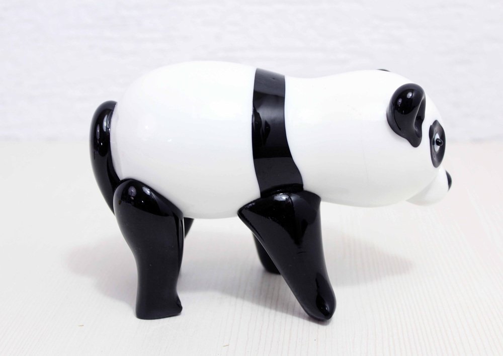 Murano Glass Panda, 1970s for sale at Pamono