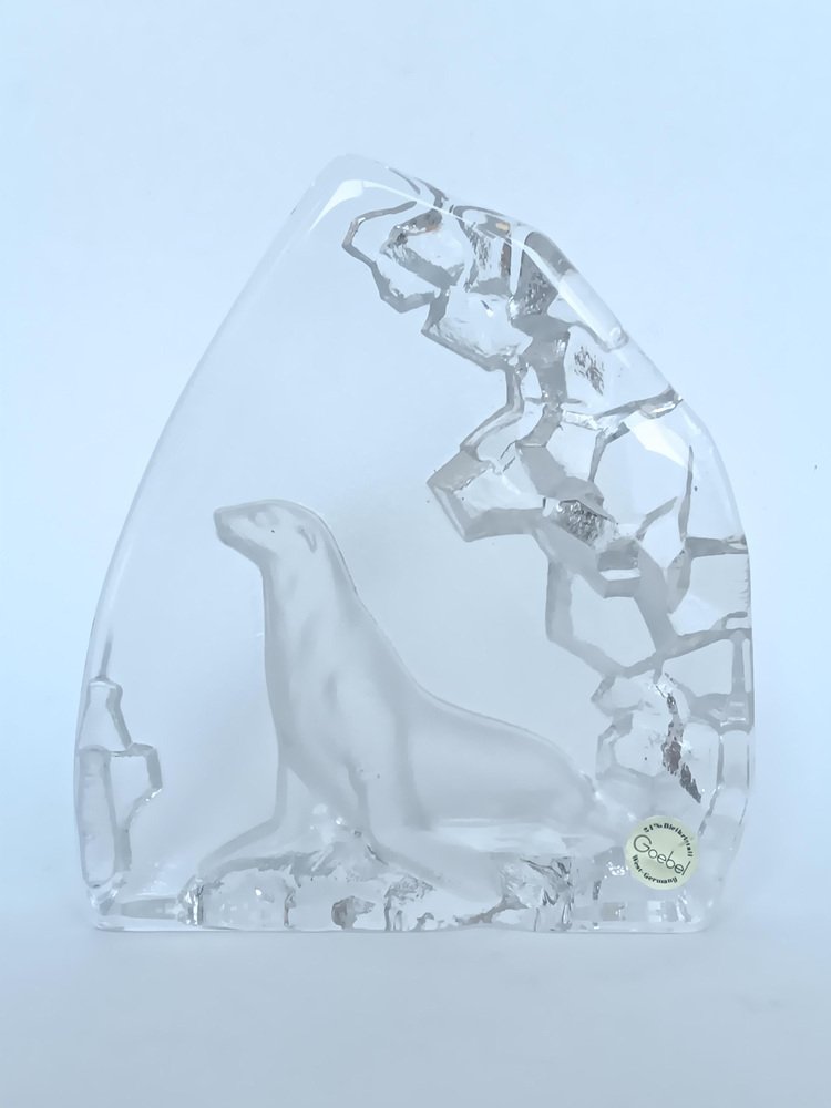 Vintage Goebel Glass Seal Figure, 1970s for sale at Pamono