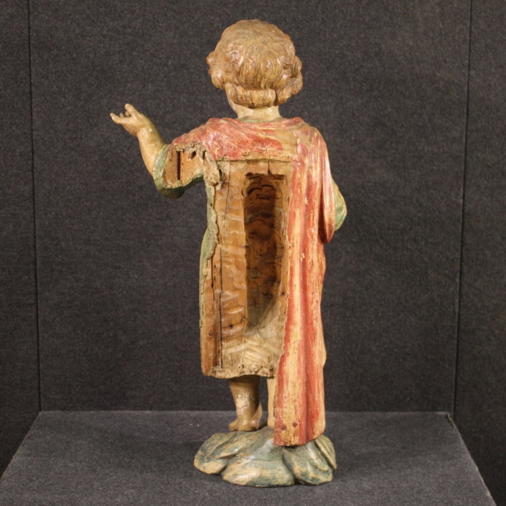 Italian Artist, Polychrome Sculpture, 1770, Wood for sale at Pamono