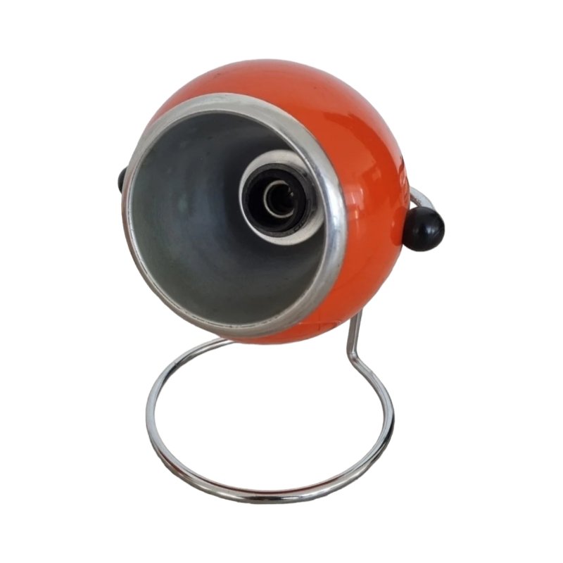 Vintage Italian Chromed Painted Metal Eyeball Table Lamps by Targetti ...